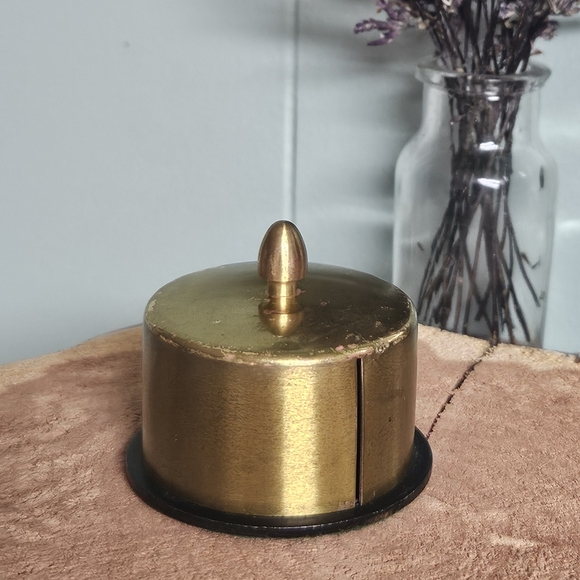 Source Unknown | Accents | Vintage Brass Postage Stamp Roll Holder ...